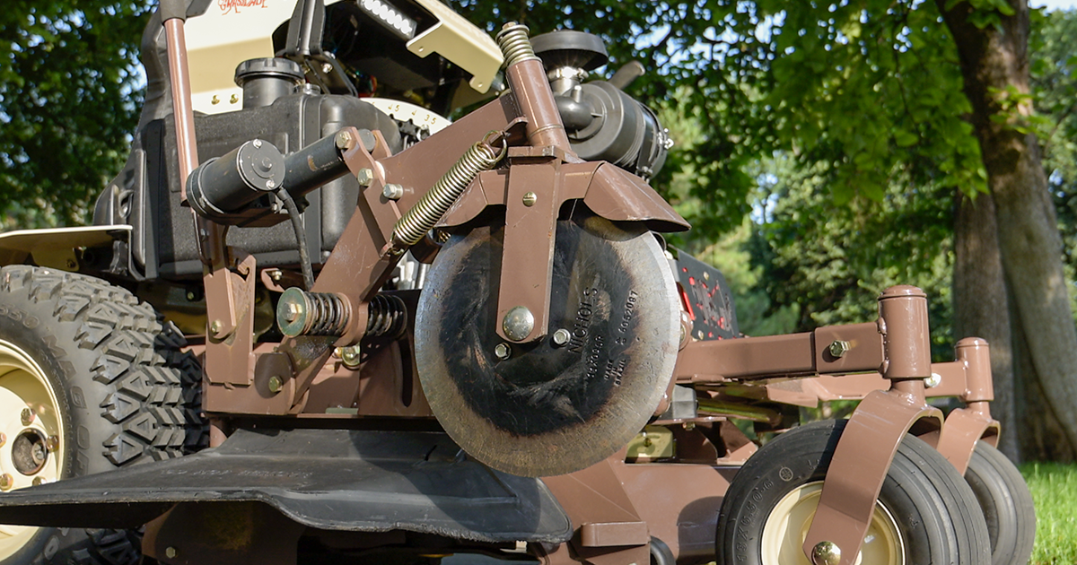 Grasshopper Stand-On Attachments | Zero-Turn Edgers