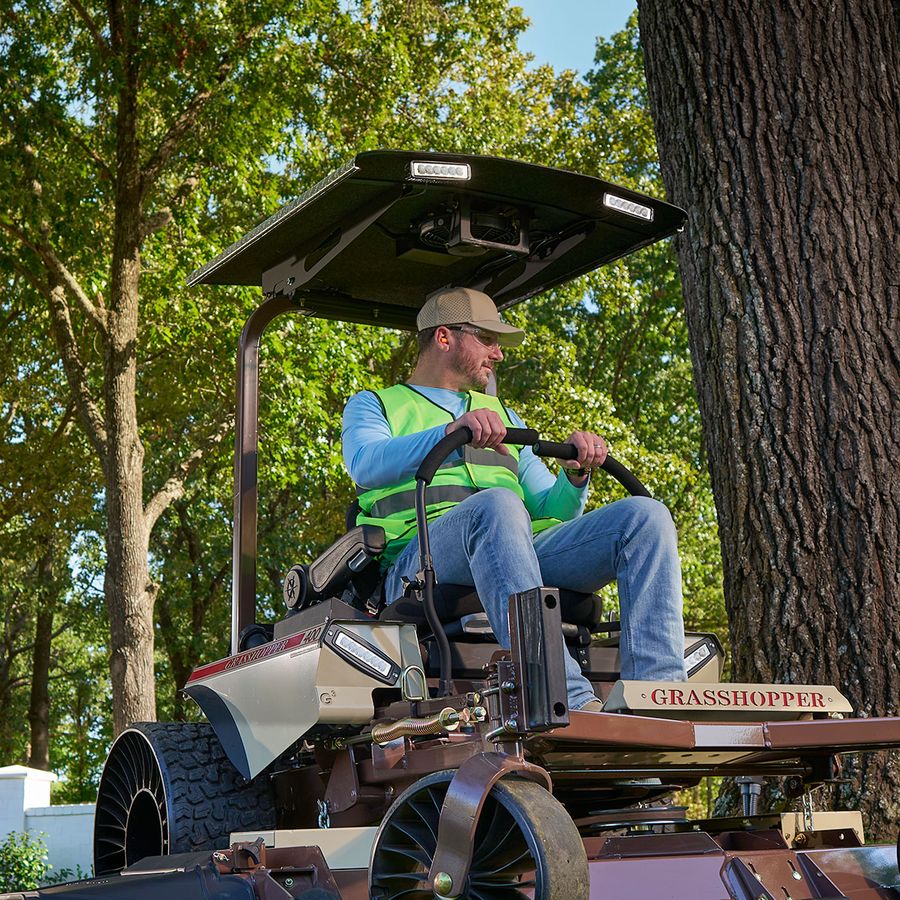 Grasshopper® FrontMount™ Mowers | Flip-Up Deck Zero-Turns